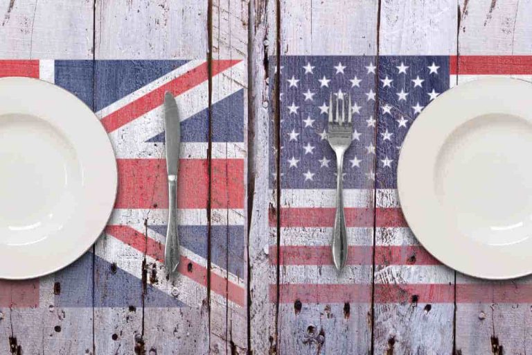 American Style Dining vs. British Table Manner